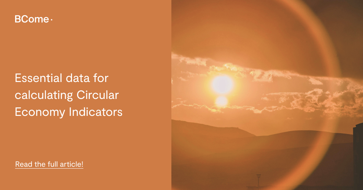 Simplifying Circular Fashion Essential Data For Calculating Circular Economy Indicators Bcome
